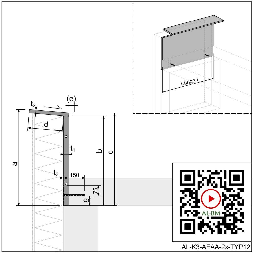 Attika Abdeckung - overtec